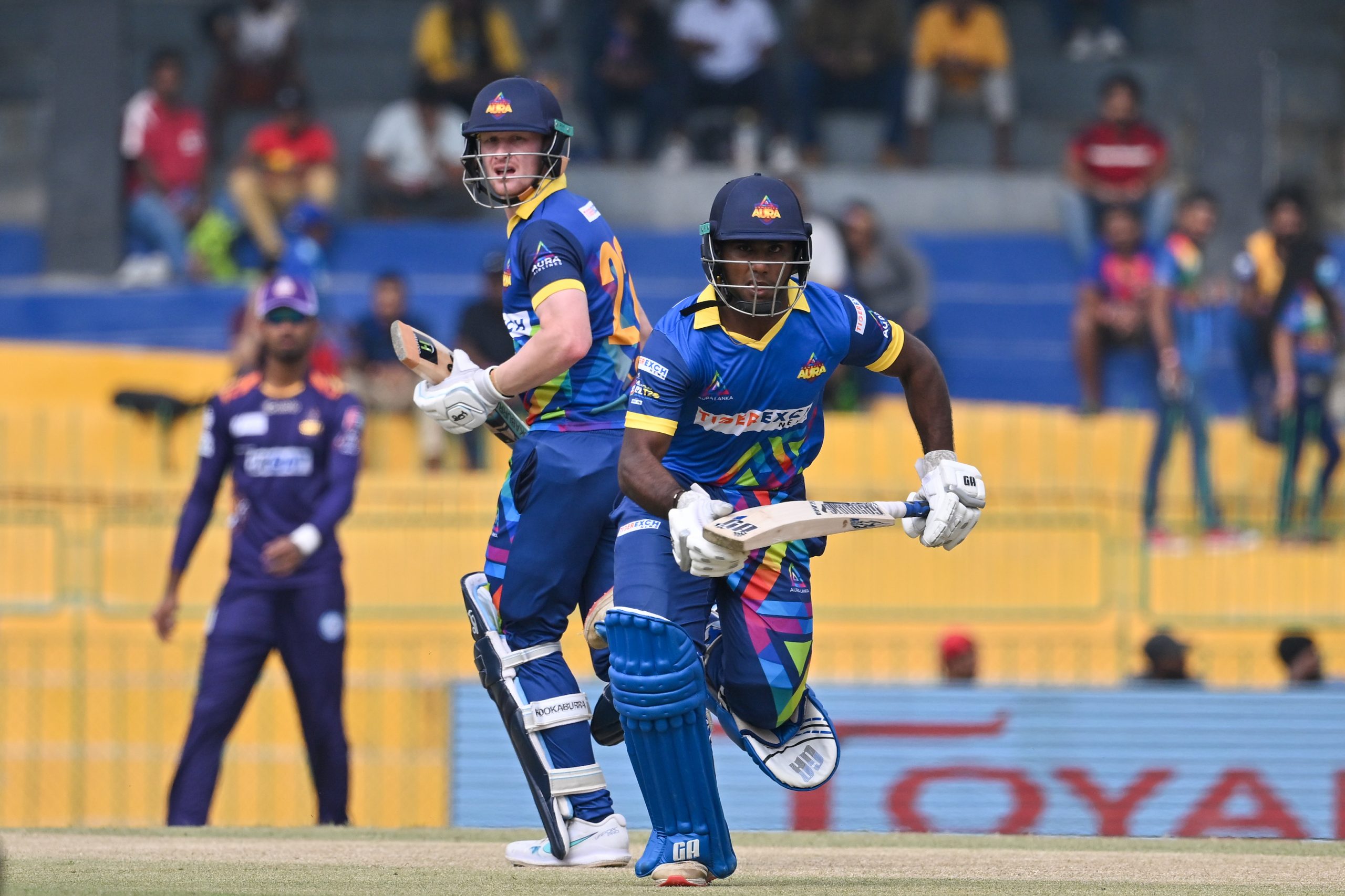 Shevon Daniel cameo 80 off 55 (5x6, 5x4), Jordan Cox 77 off 55 (6x3, 3x6) Dambulla Aura beat ...